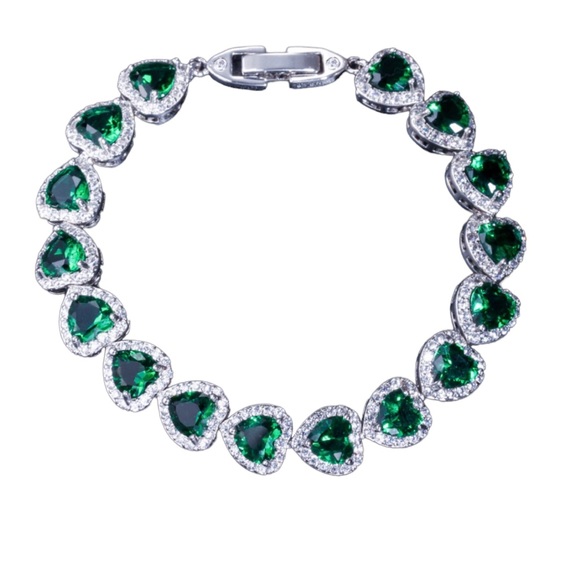 Jewelry | Swarovski Crystals The Damisha Heart Bracelet | Poshmark